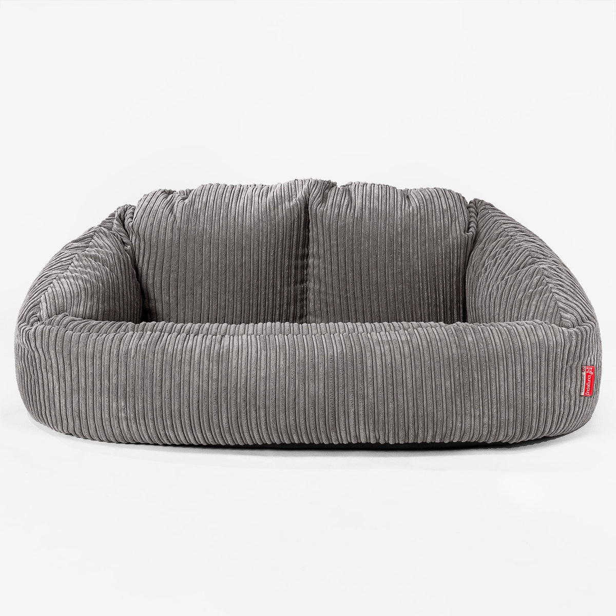 Lounge Pug Nautilus Sitzsack Sofa Cord Graphitgrau Schlafsofa