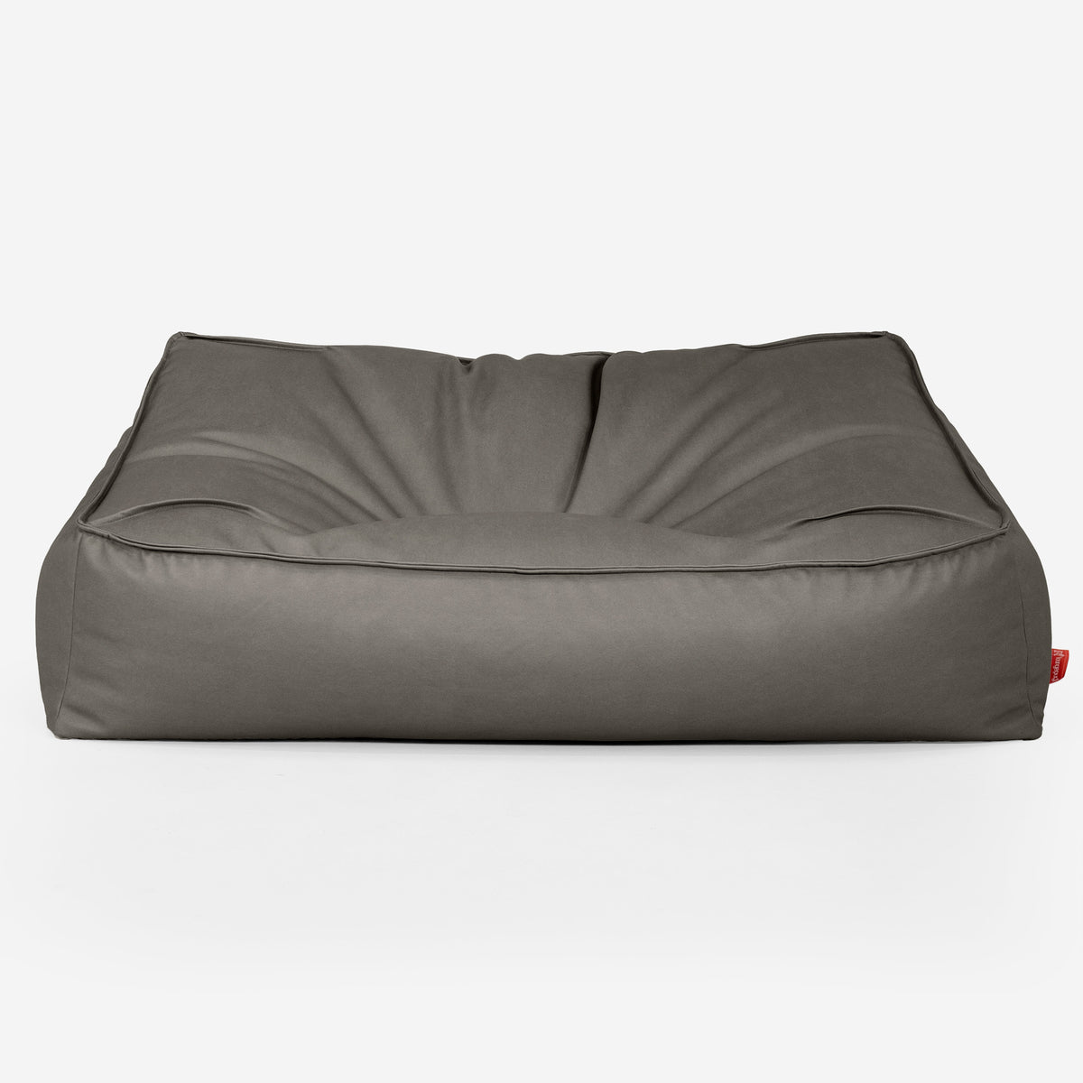 Lounge Pug Das Slouchy Sitzsack Sofa Veganes Leder Grau– Big Bertha ...