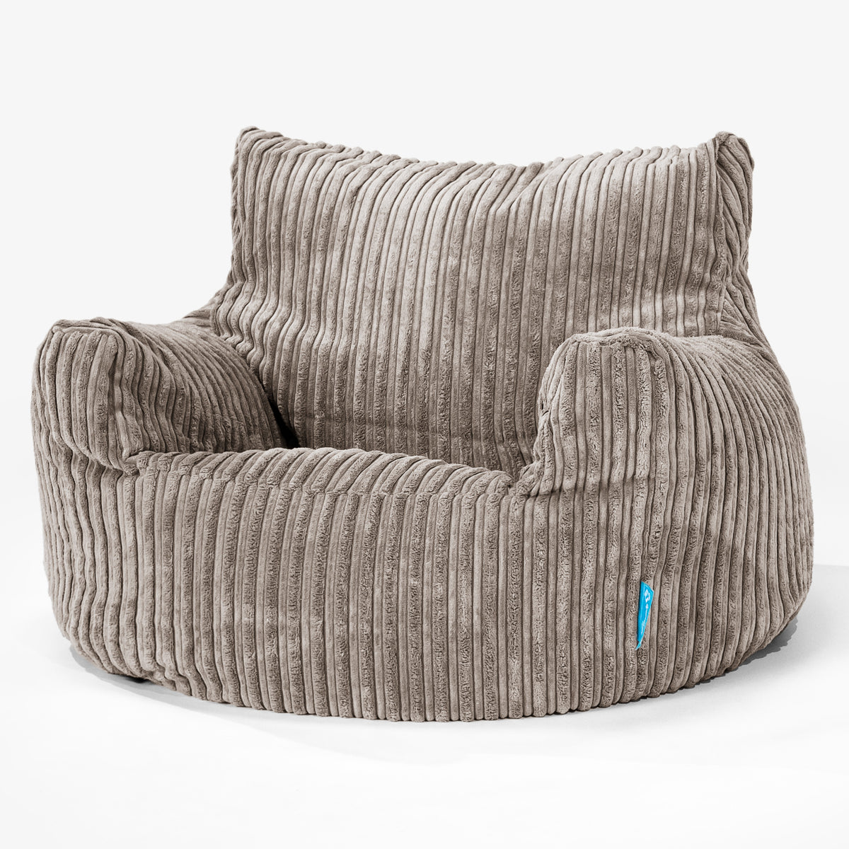 Lounge Pug Kindersessel Sitzsäcke Sitzsack Kinder Cord Beigegrau