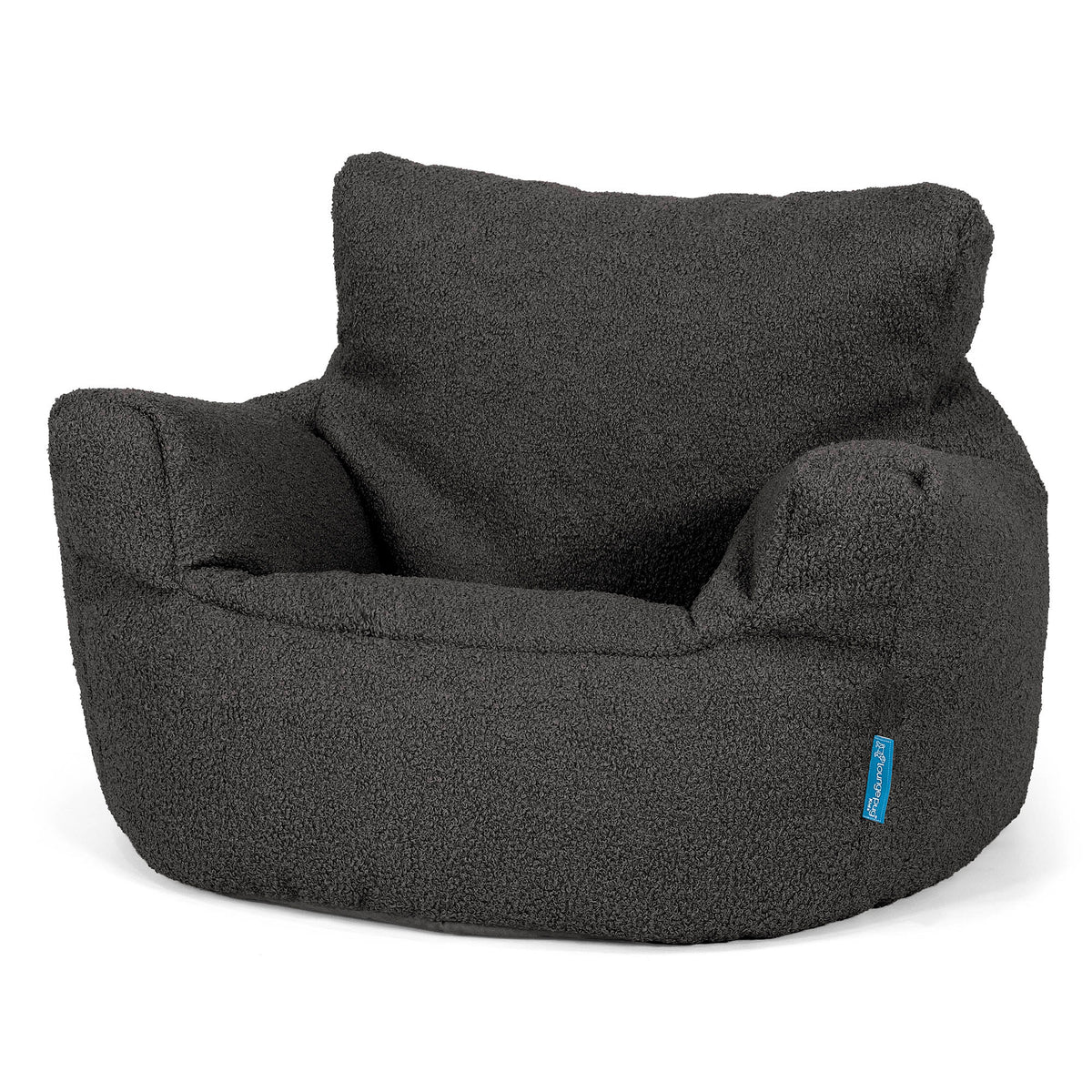Lounge Pug Klein Kindersessel Sitzsack 1-3 jahren Bouclé Graphitgrau ...
